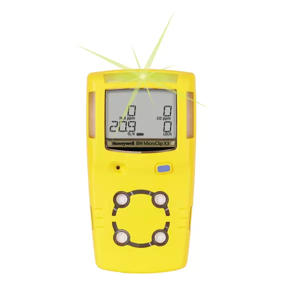 Honeywell BW™ MicroClip X3 Multi-Gas Detector